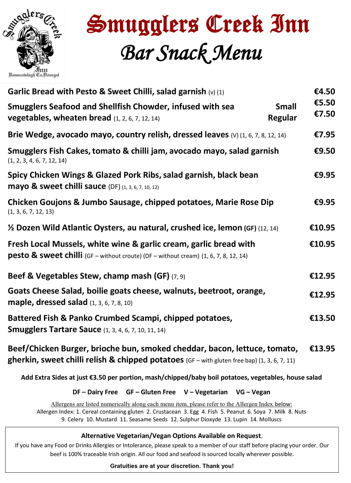 Snack Bar Menu Ideas Snack Bar Menu Ideas